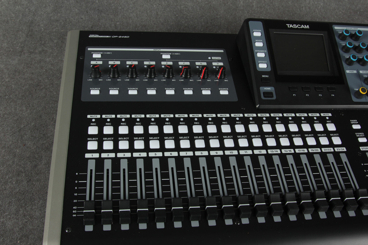 Tascam DP-24SD 24-Track Digital Portastudio 2nd Hand | Rich Tone Music