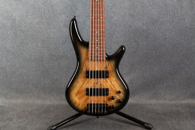 Ibanez Gio GSR206SM-NGT 6-String Bass Guitar Natural Grey Burst 2nd ...