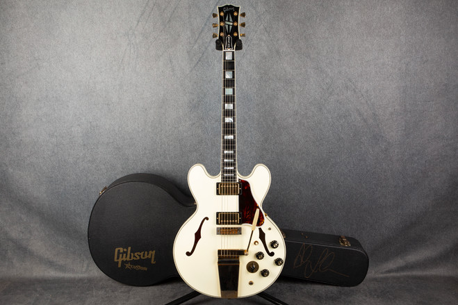 Gibson AL-355 Alex Lifeson Prototype White 2nd Hand | Rich Tone Music