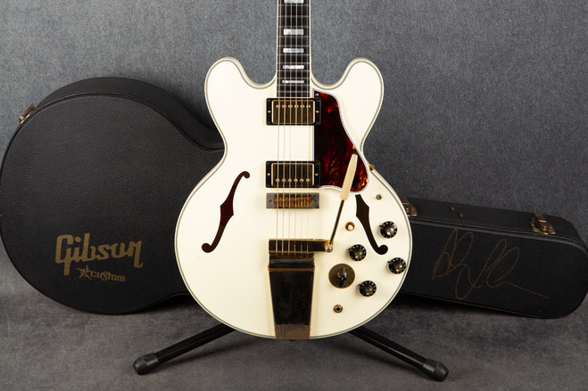 Gibson AL-355 Alex Lifeson Prototype White 2nd Hand | Rich Tone Music