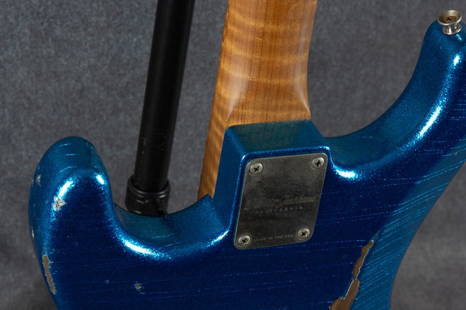 Xotic California Classic XSC1 5A Maple Neck Blue Sparkle 2nd Hand ...