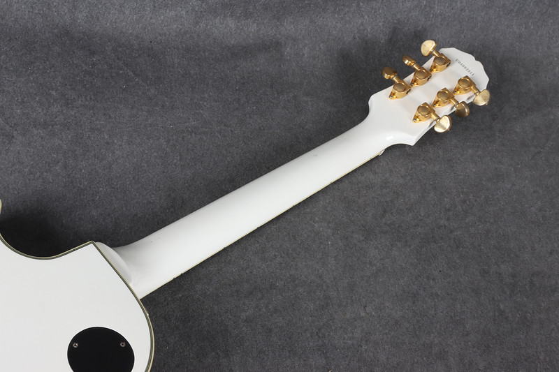 Epiphone Les Paul Custom EMG Pickups Alpine White 2nd Hand | Rich Tone ...