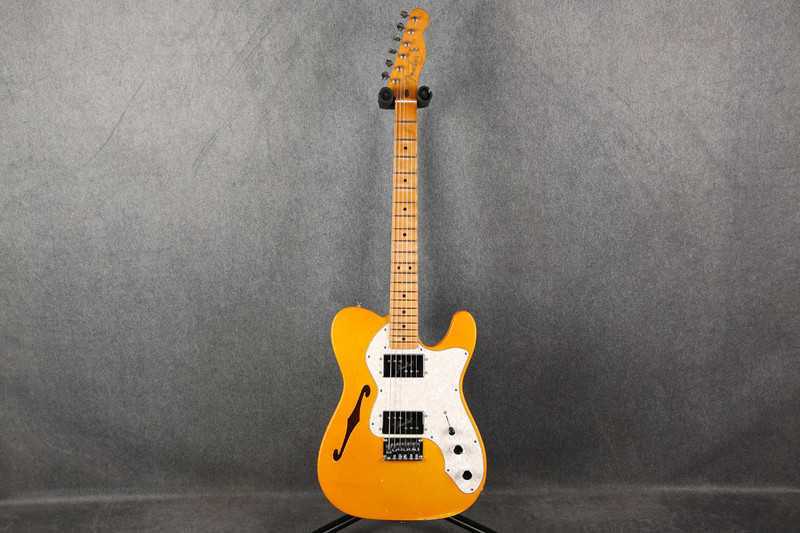 Fender Thinline Deluxe Partscaster Orange Sparkle 2nd Hand | Rich Tone ...