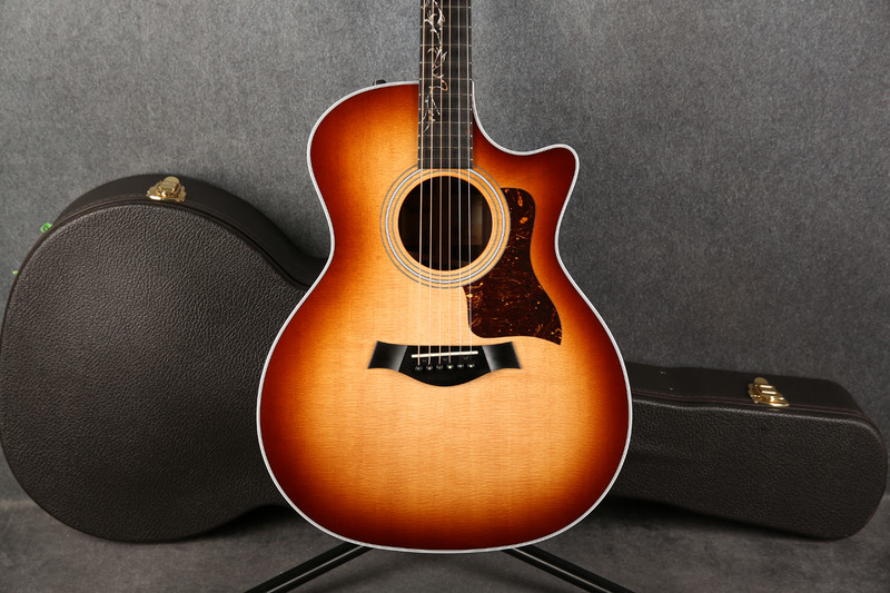Taylor 414ce-R LTD Lily/Vine Inlay Shaded Edgeburst 2nd Hand | Rich ...