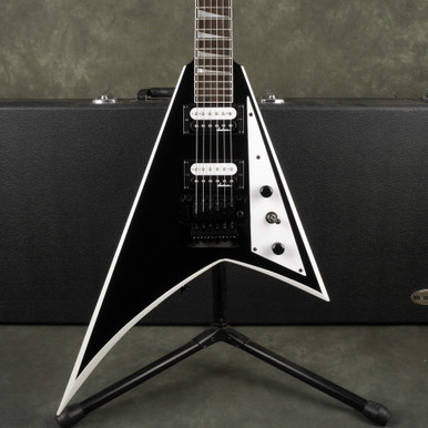 Jackson JS32 Rhoads - Black, White Bevels w/Case - 2nd Hand ...