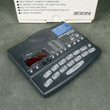 Zoom RT-123 Drum Machine w/Box & PSU - 2nd Hand
