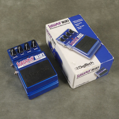 Digitech Screamin' Blues Overdrive FX Pedal w/Box - 2nd Hand
