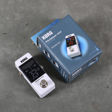 Korg PB-MINI-WH Pitchblack Mini Tuner 2nd Hand | Rich Tone Music