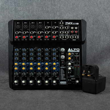 Alto ZMX122FX 8 Channel Mixer 2nd Hand | Rich Tone Music