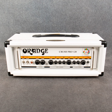 Orange Crush Pro CR120 Head Limited Edition White 2nd Hand | Rich Tone ...