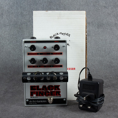 Electro Harmonix Black Finger Tube Compressor Pedal 2nd Hand | Rich ...