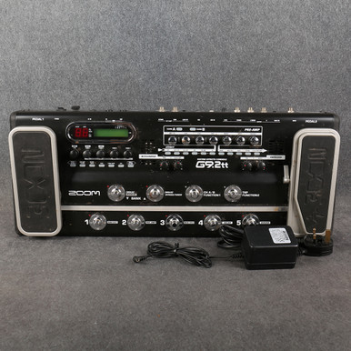 Zoom G9.2tt Twin Tube Guitar Effects Console Power Supply 2nd Hand ...