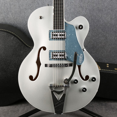 Gretsch G6118T-140 LTD 140th Anni Double Platinum Pure-Stone Ex Demo ...