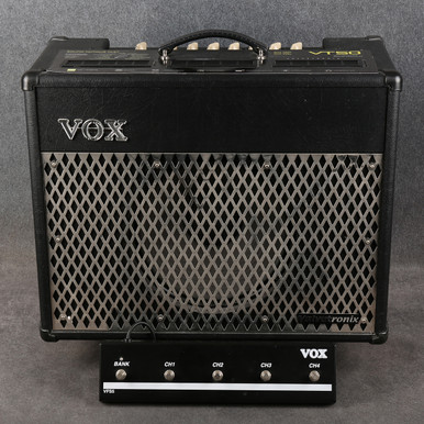 Vox Valvetronix VT50 Combo Amplifier Vox VFS5 Footswitch 2nd Hand ...