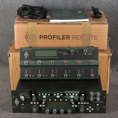 Kemper Profiler Rack Mount Amp (Unpowered) Profiler Remote 2nd Hand ...