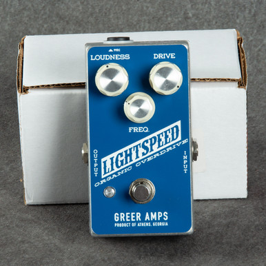 Greer Lightspeed Organic Overdrive Pedal 2nd Hand | Rich Tone Music