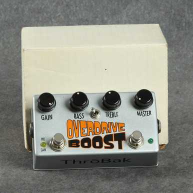 ThroBak Overdrive Boost 2nd Hand | Rich Tone Music