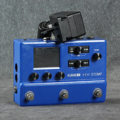 Line 6 Helix Stomp Blue with Power Supply 2nd Hand | Rich Tone Music