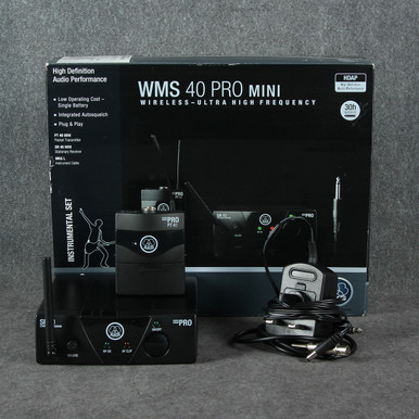 AKG WMS 40 Pro Mini Guitar Wireless System 2nd Hand | Rich Tone Music