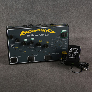 Boomerang Looper Phrase III Sampler Power Supply 2nd Hand | Rich Tone Music