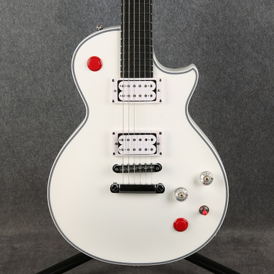 10S Guitars GF Baritone Inspired with Killswitch - Alpine White 2nd ...