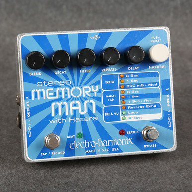 Electro Harmonix Stereo Memory Man with Hazarai 2nd Hand | Rich Tone Music