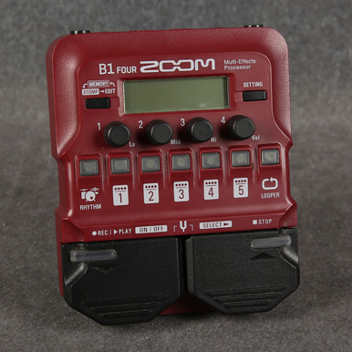 Zoom B1 Four Bass Multi-FX 2nd Hand | Rich Tone Music