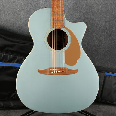 Fender Newporter Player Electro Acoustic Ice Blue Satin 2nd Hand | Rich ...