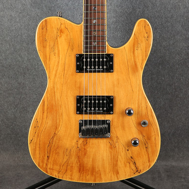 Fender Custom Telecaster Spalted Maple HH Made in Korea Natural 2nd ...