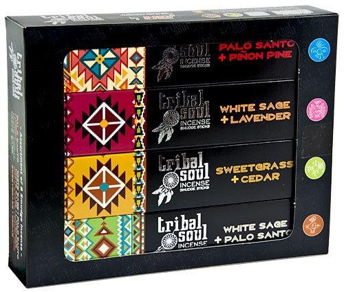 Tribal Soul Incense Sticks Sampler Pack 8x15 Gram Boxes - Incense Garden