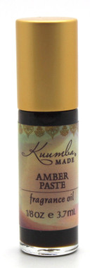 Kuumba Made Amber Paste 1/8 Ounce Roll On Perfume Oil - Incense Garden
