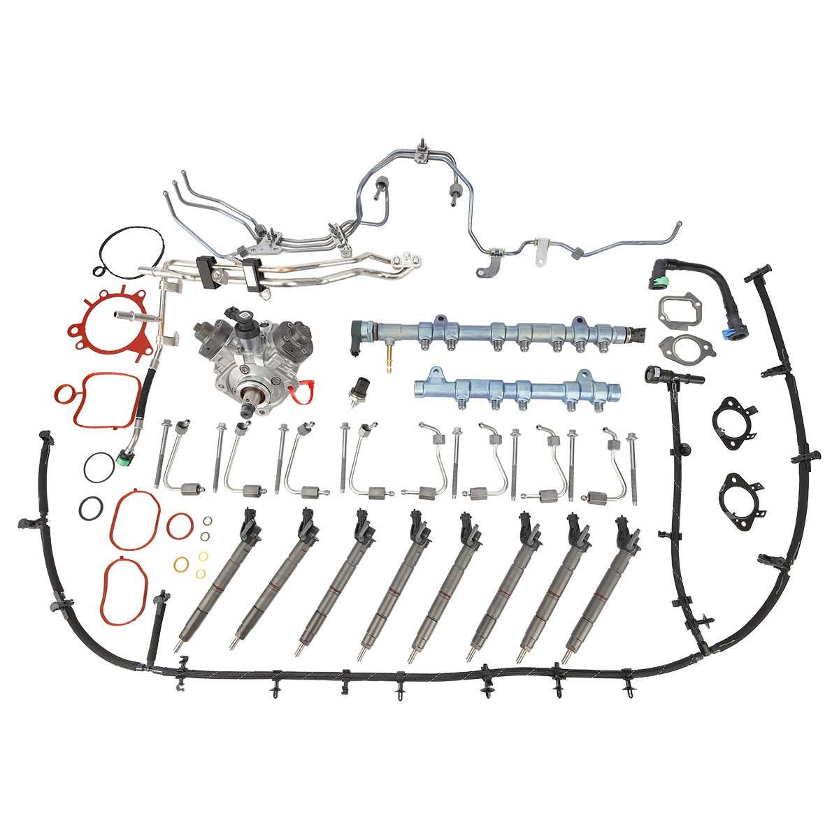 Complete Fuel System Repair Kit With Injection Pump and Injectors For ...