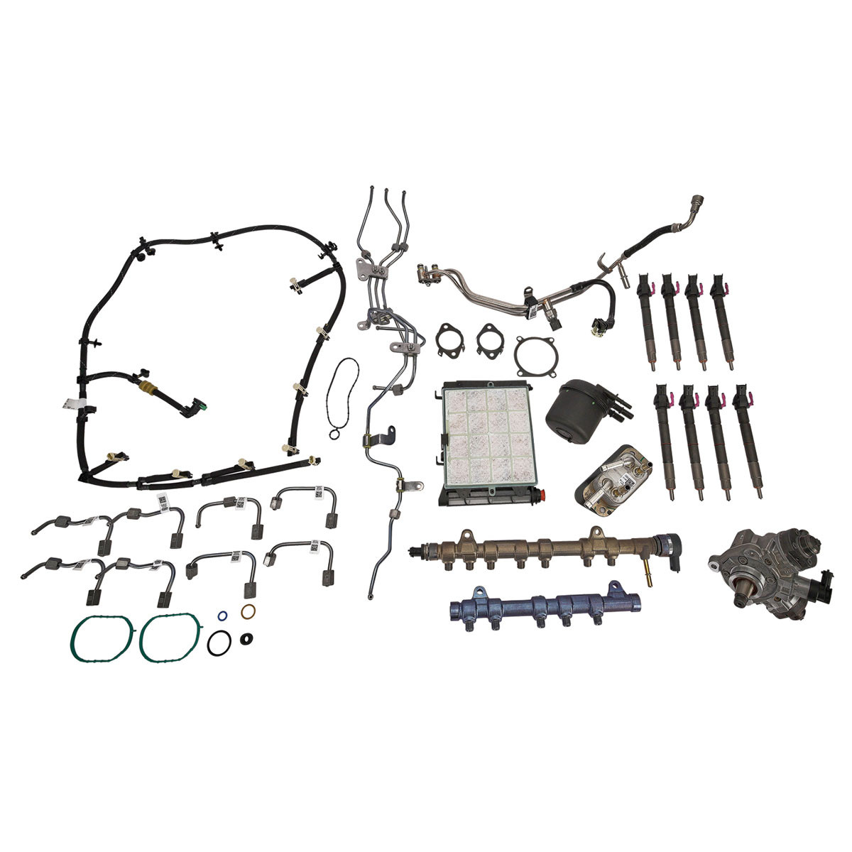 Complete Fuel System Repair Kit With Injection Pump and Injectors For ...
