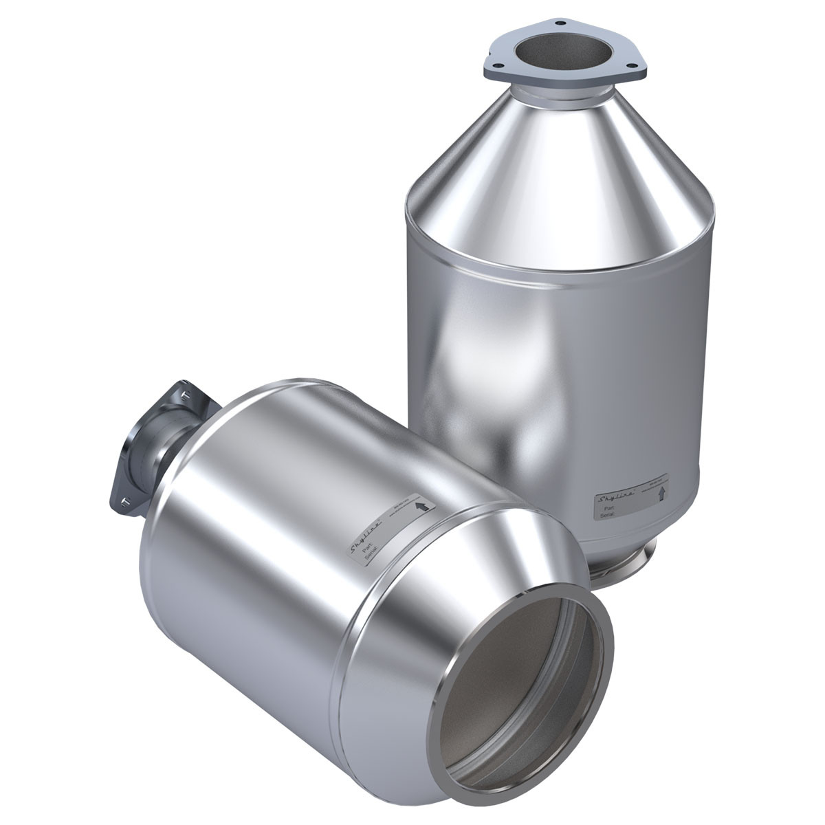 New Genuine Skyline Emissions Diesel Particulate Filter MN1025-C DPF ...