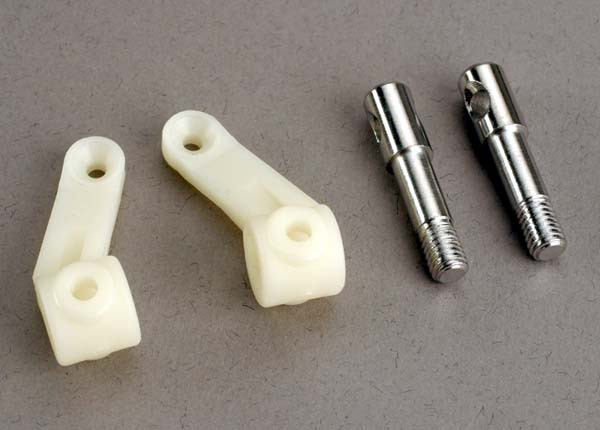 Steering blocks & steel wheel spindles (l&r) - Modellbahn Ott Hobbies