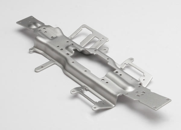 Chassis, Slayer (3mm 6061 T-6 aluminum) (titanium-anodized ...