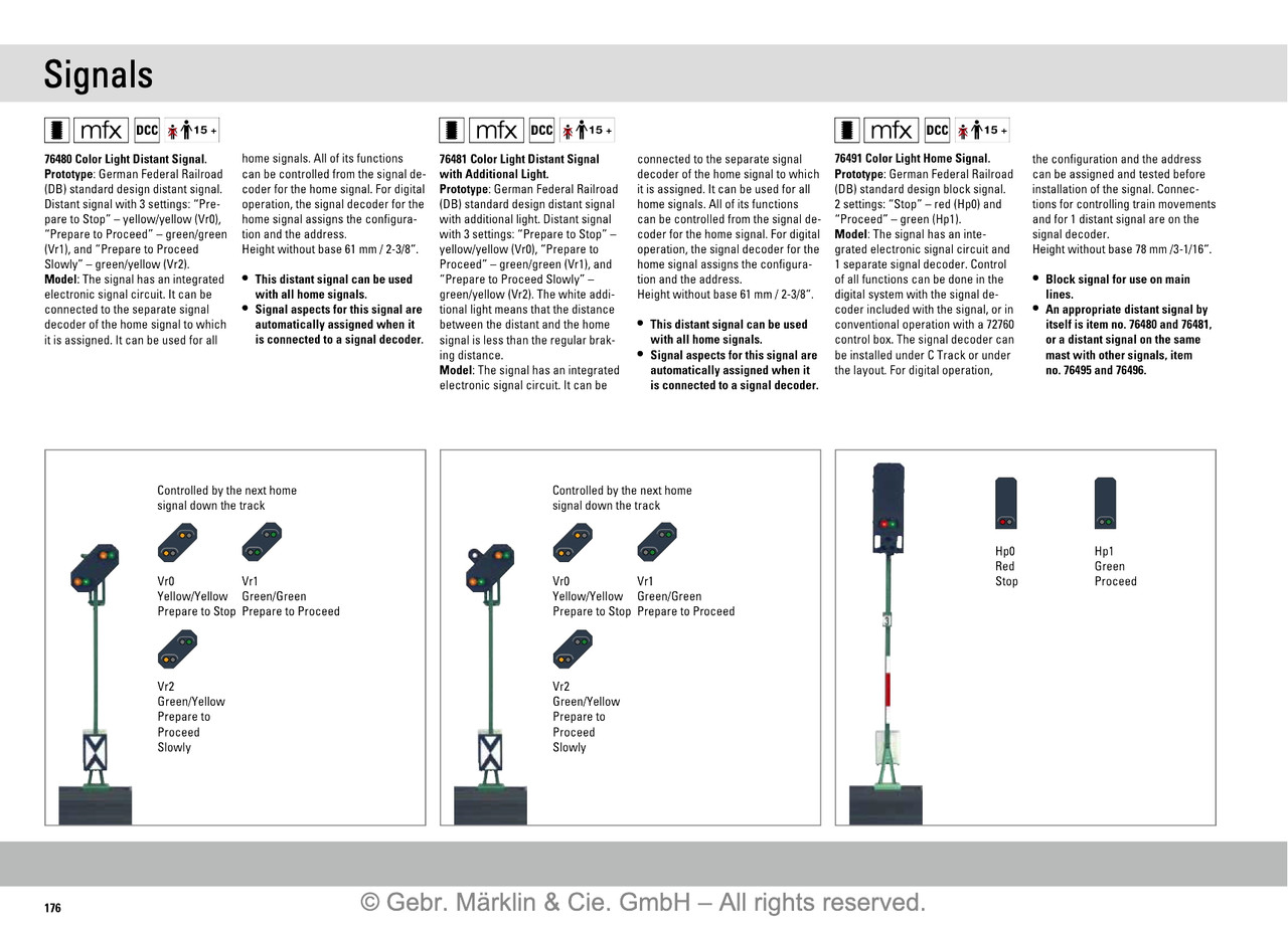 76491 Color Light Block Signal - Modellbahn Ott Hobbies