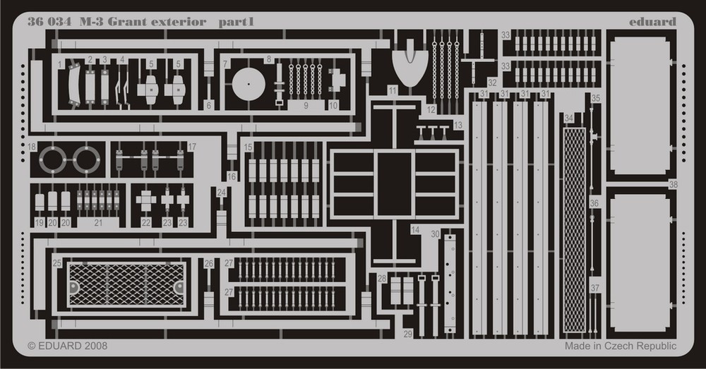 1/35 Armor- M3 Grant Exterior for ACY - Modellbahn Ott Hobbies