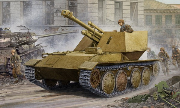 1/35 German Krupp/Ardelt 105mm leFH18 Waffentrager Weapons Carrier ...