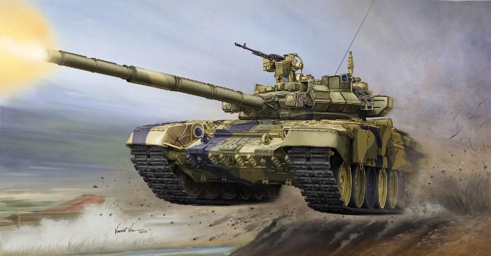 1/35 Russian T90 Main Battle Tank w/Cast Turret - Modellbahn Ott Hobbies
