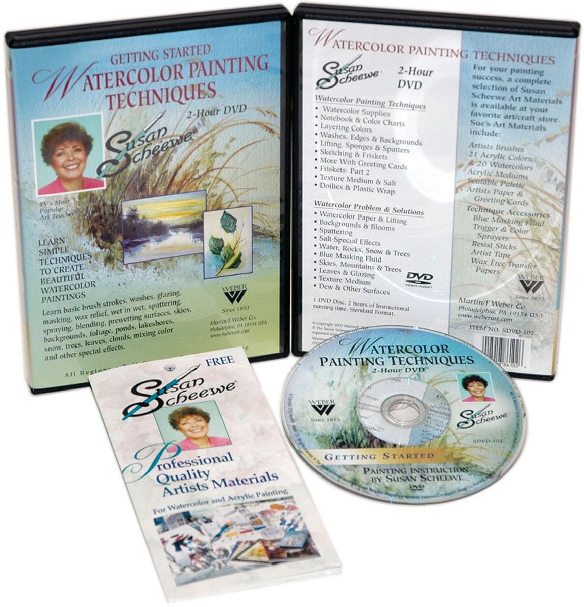 SDVD-102 Susan Scheewe Watercolor Painting Techniques DVD- - Modellbahn ...