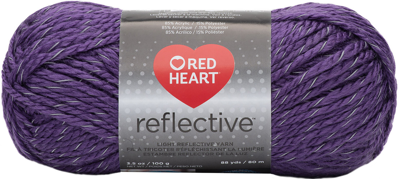 E820-8532 Red Heart Reflective Yarn-Purple - Modellbahn Ott Hobbies