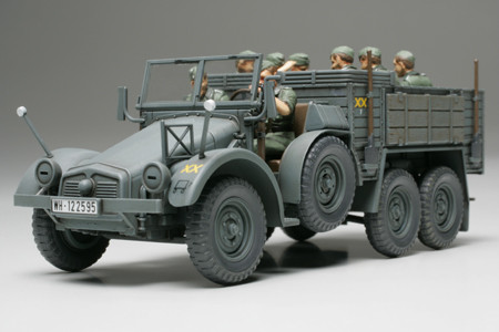 1/48 Krupp Protze 6x4 L2H143 (Kfz 70) Truck w/8 Crew - Modellbahn Ott ...