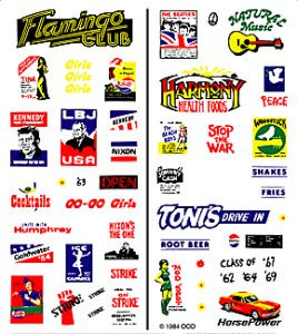 Signs & Posters 1960's - Modellbahn Ott Hobbies