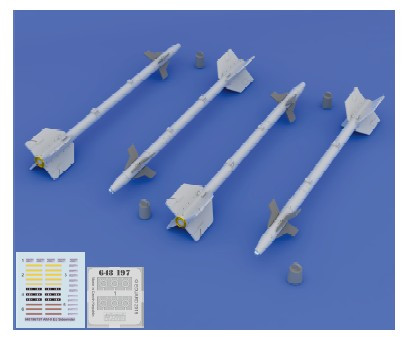 1/48 Aircraft- AIM9G/H Sidewinder (Photo-Etch & Resin) - Modellbahn Ott ...