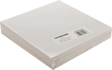 CB66-25W CHIPBOARD SHEETS 6X6-WHITE 25P - Modellbahn Ott Hobbies
