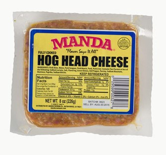 Manda Hog Head Cheese Mild 8oz