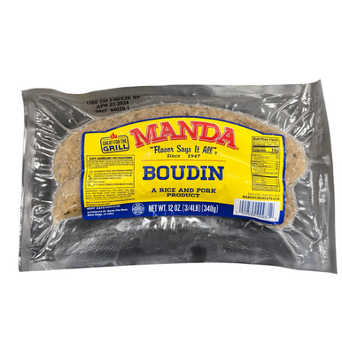 Manda Pork Boudin 12oz