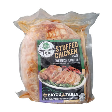 Broussards Bayou Company Stuffed Chicken W Crawfish Etouffee 3lb