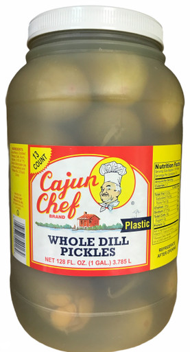 Cajun Chef Whole Dill Pickles 128oz